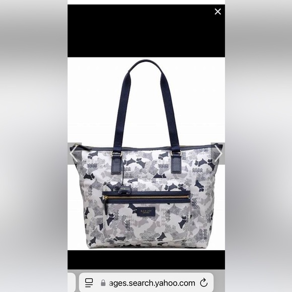 RADLEY LONDON | Bags | New Radley London Nylon Scottie Dog Print ...